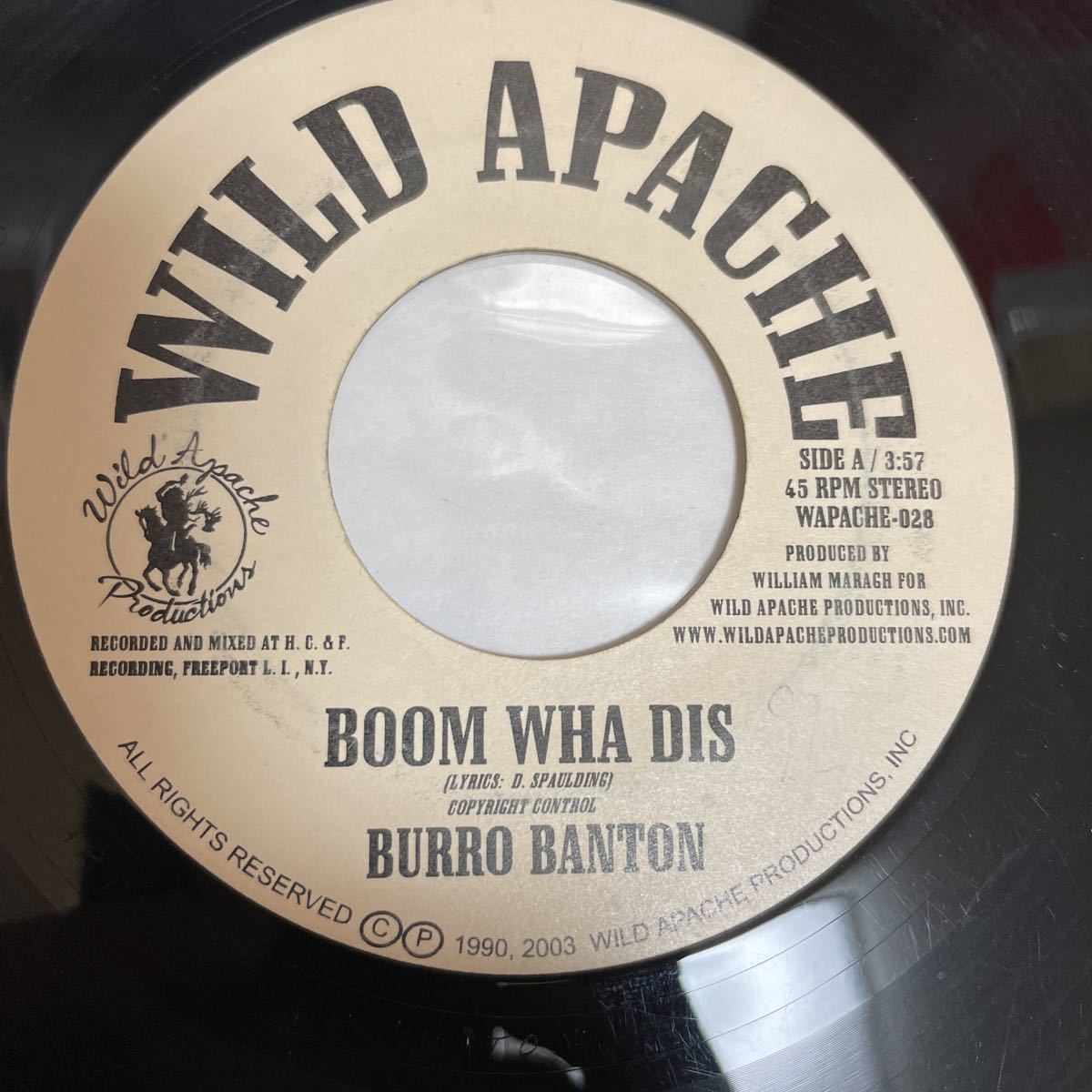 [mad mad / disease riddim] BOOM WHA DIS/ BURRO BANTON / WILD APACHE /【Buyee】 Buyee - Japanese ...