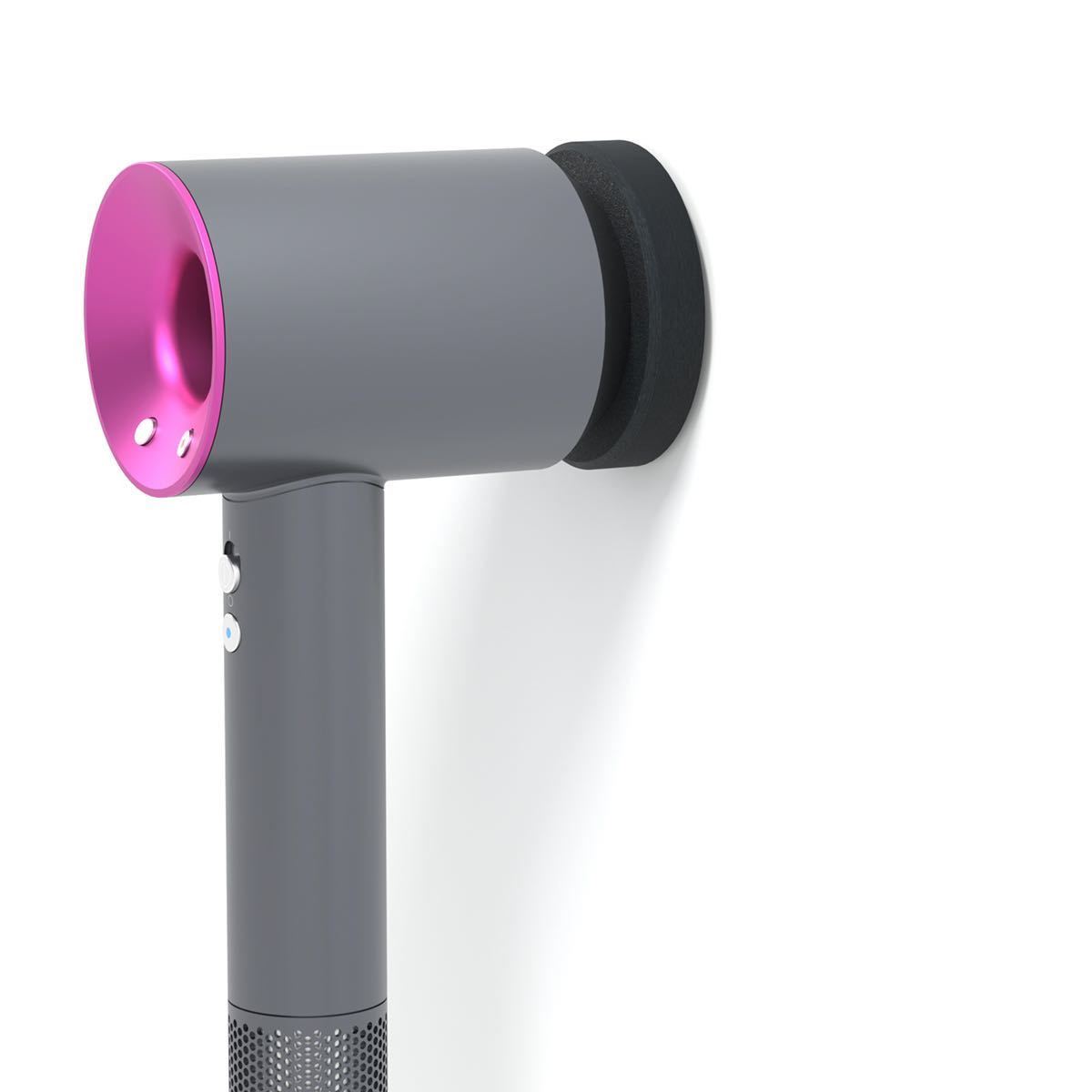 ダイソン ドライヤーホルダー スタンド ネオジウム磁石 壁掛け 3Dプリンター 黒 /【Buyee】