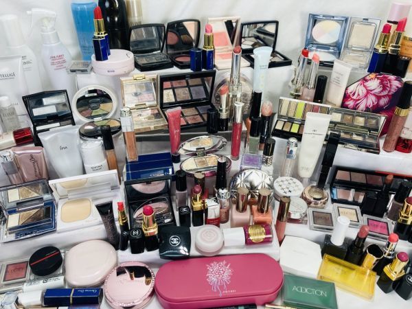 CHANEL シャネル Dior ディオール SHISEIDO ipsaコスメ 大量 セット まとめ アイシャドウ 口紅 チーク デパコス ...