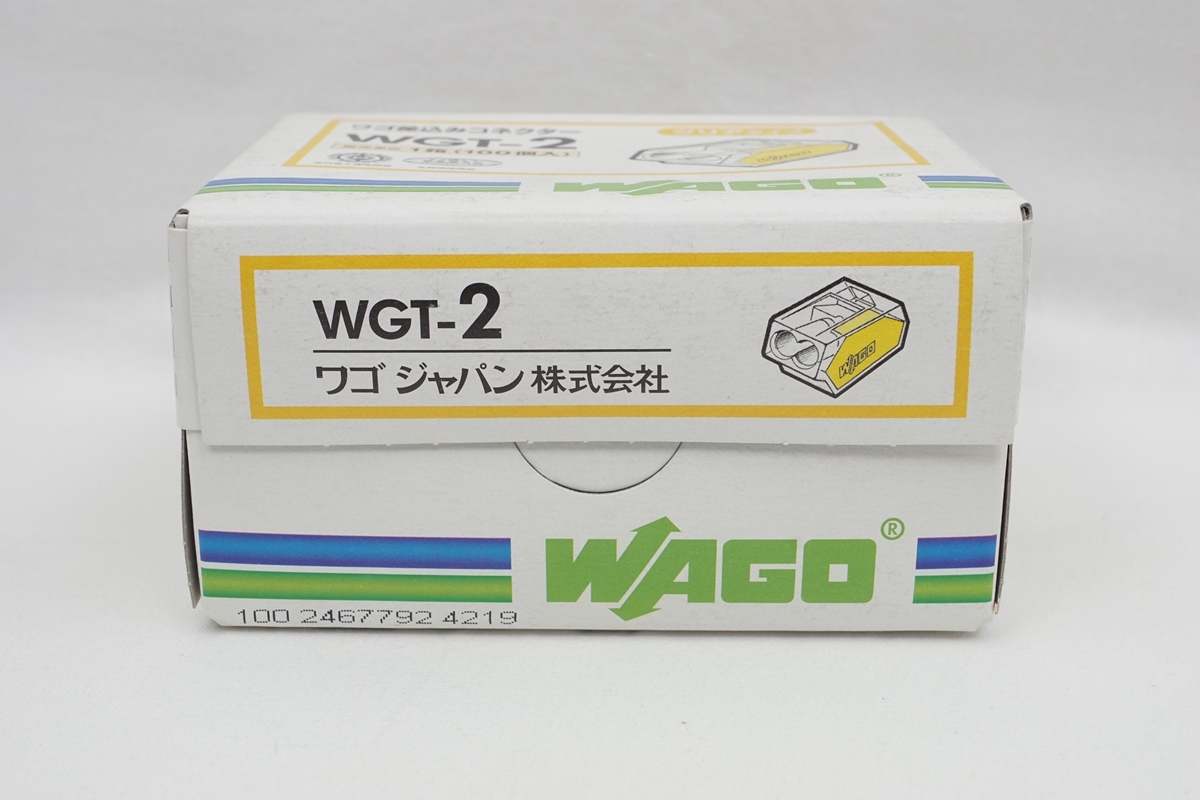 WAGO WGT-2 ワゴ差込みコネクター 1箱 100個入 新品 未開封品 ☆ クリアタイプ ☆ WAGO ☆ ワゴジャパン ☆ 差込形電線 ...