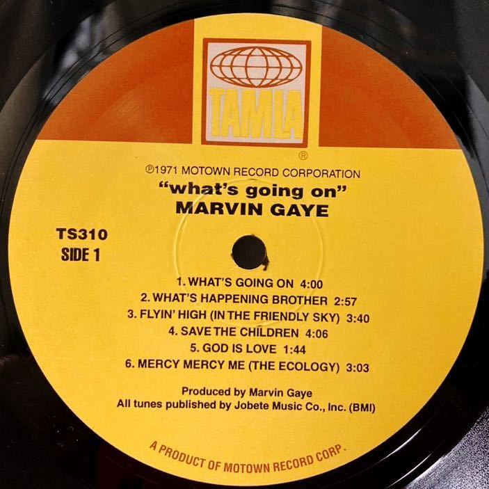 【US盤】Marvin Gaye / What's Going On LP レコード Tamla Records TS310 マーヴィン・ゲイ 山下達郎カバー donny hathaway ...