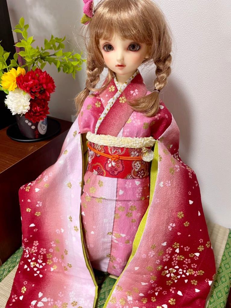 SD sd VOLKS ボークス ドール着物 ドールアウトフィット スーパードルフィー ドール振袖 スーパードルフィー 服 volks sd ...