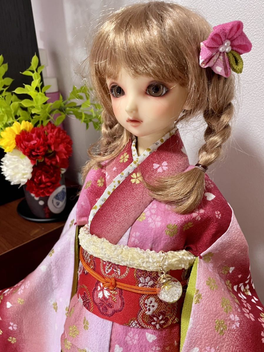 SD sd VOLKS ボークス ドール着物 ドールアウトフィット スーパードルフィー ドール振袖 スーパードルフィー 服 volks sd ...