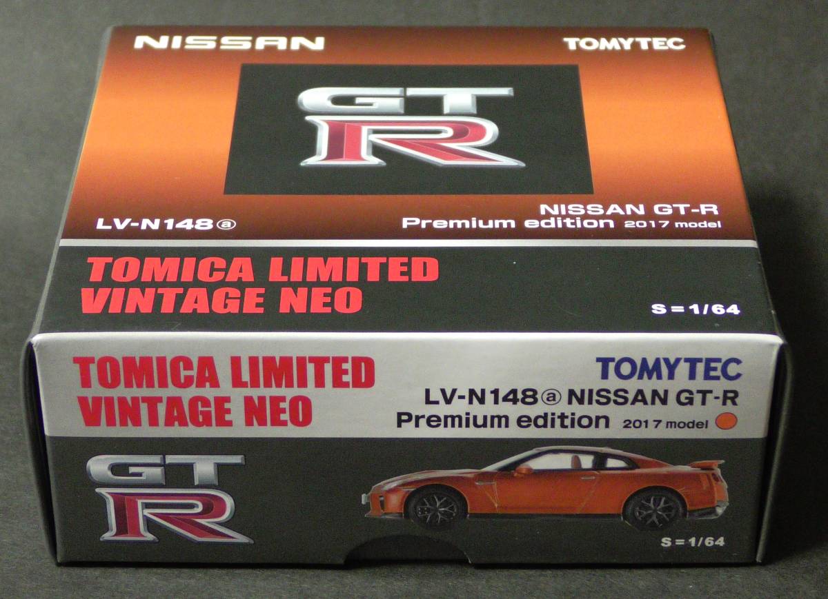 未展示 TOMICA NISSAN GT-R Premium edition 2017 model LIMITED VINTAGE NEO 1/64 トミカ LV-N148a TOMYTEC ...