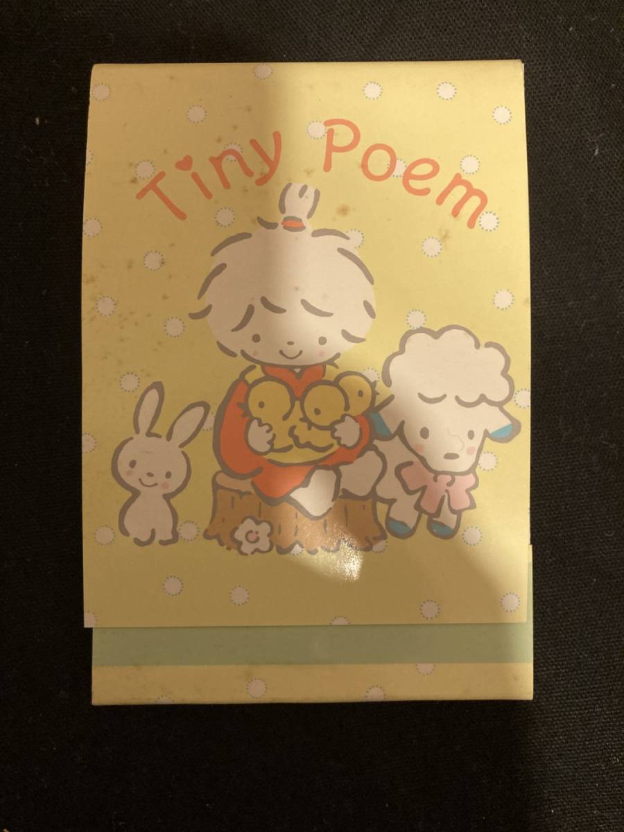 【304】Tiny Poem タイニーポエム 風の子さっちゃん メモ帳 イエロー サンリオ 昭和レトロ 当時物 /【Buyee】 Buyee ...