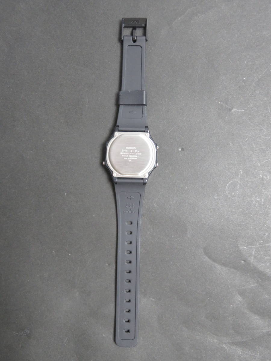 美品 カシオ CASIO デジタル 純正ベルト F-105 男性用 メンズ 腕時計 U638 稼働品 /【Buyee】 Buyee ...