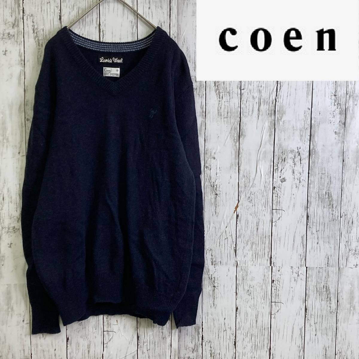coen★コーエン★ウール Vネックニット★サイズM 12-52 /【Buyee】 Buyee - Japanese Proxy ...