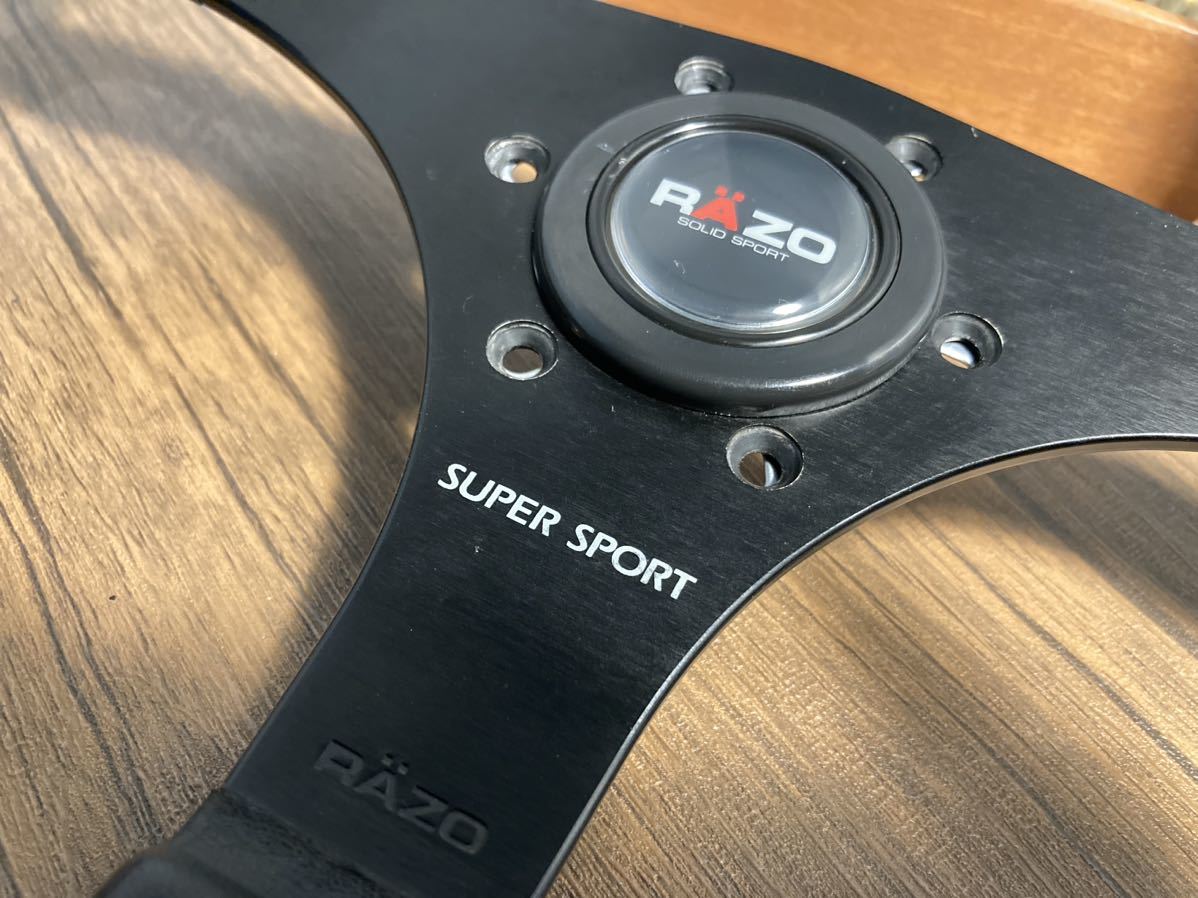RAZOレッツォ SUPER SPORTスーパー スポーツ ATC ステアリング ホーンボタン付き MOMOモモNARDIナルディpersonal 希少な当時物 旧車 JDM /【Buyee ...