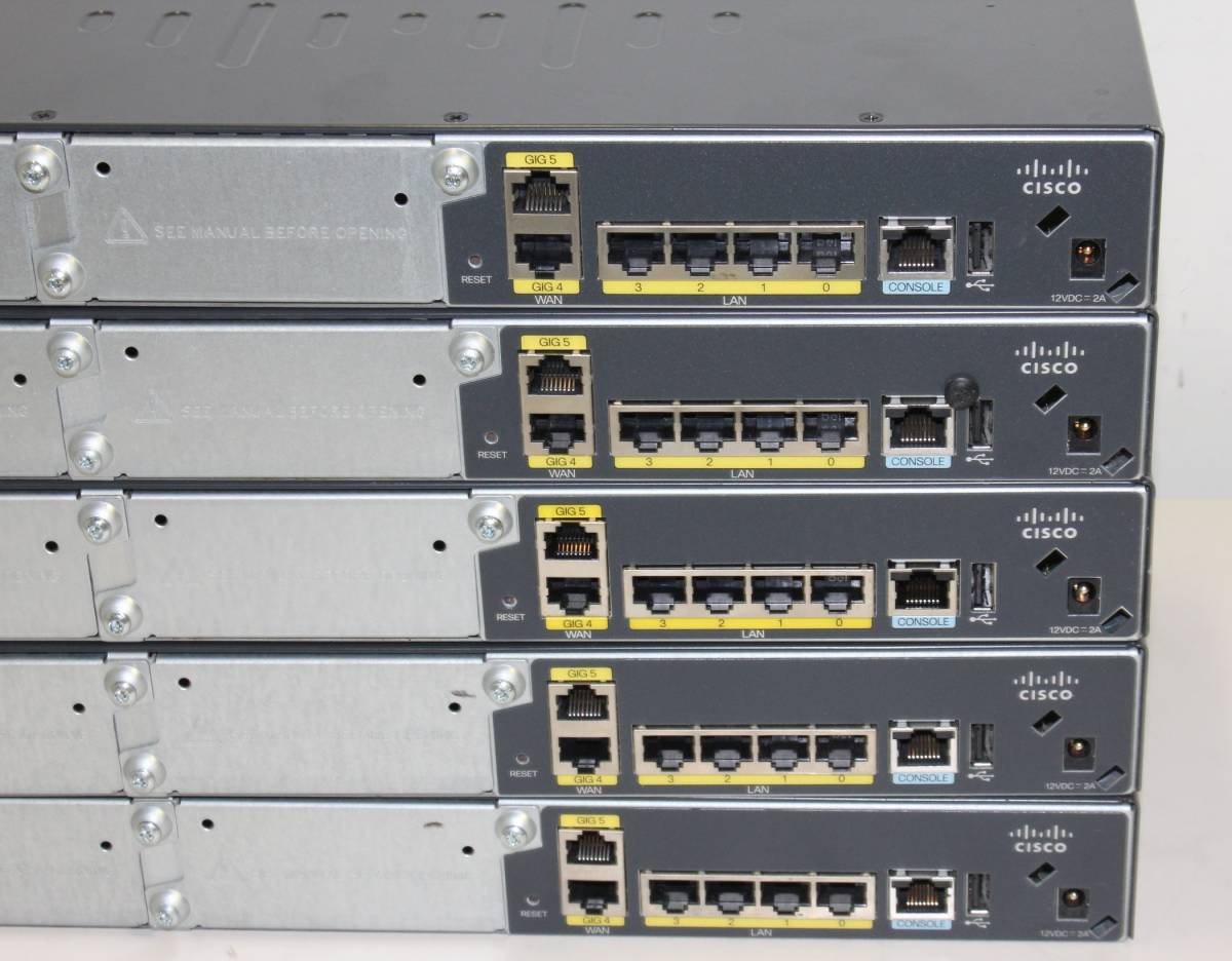 Cisco 800M Series C841M-4X-JSEC/K9 V01 【通電OK】★(5台セット）AC欠品 /【Buyee】 Buyee - Japanese Proxy ...