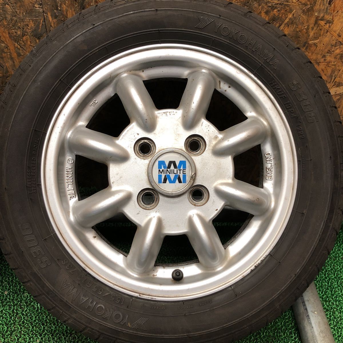 MINILITE 13×4J 100/4H 155/65R13 国産極上バリ山タイヤ付き P-179 福岡 ★引き取り大歓迎★21/22年製★即決サービス品★ /【Buyee】 Buyee ...