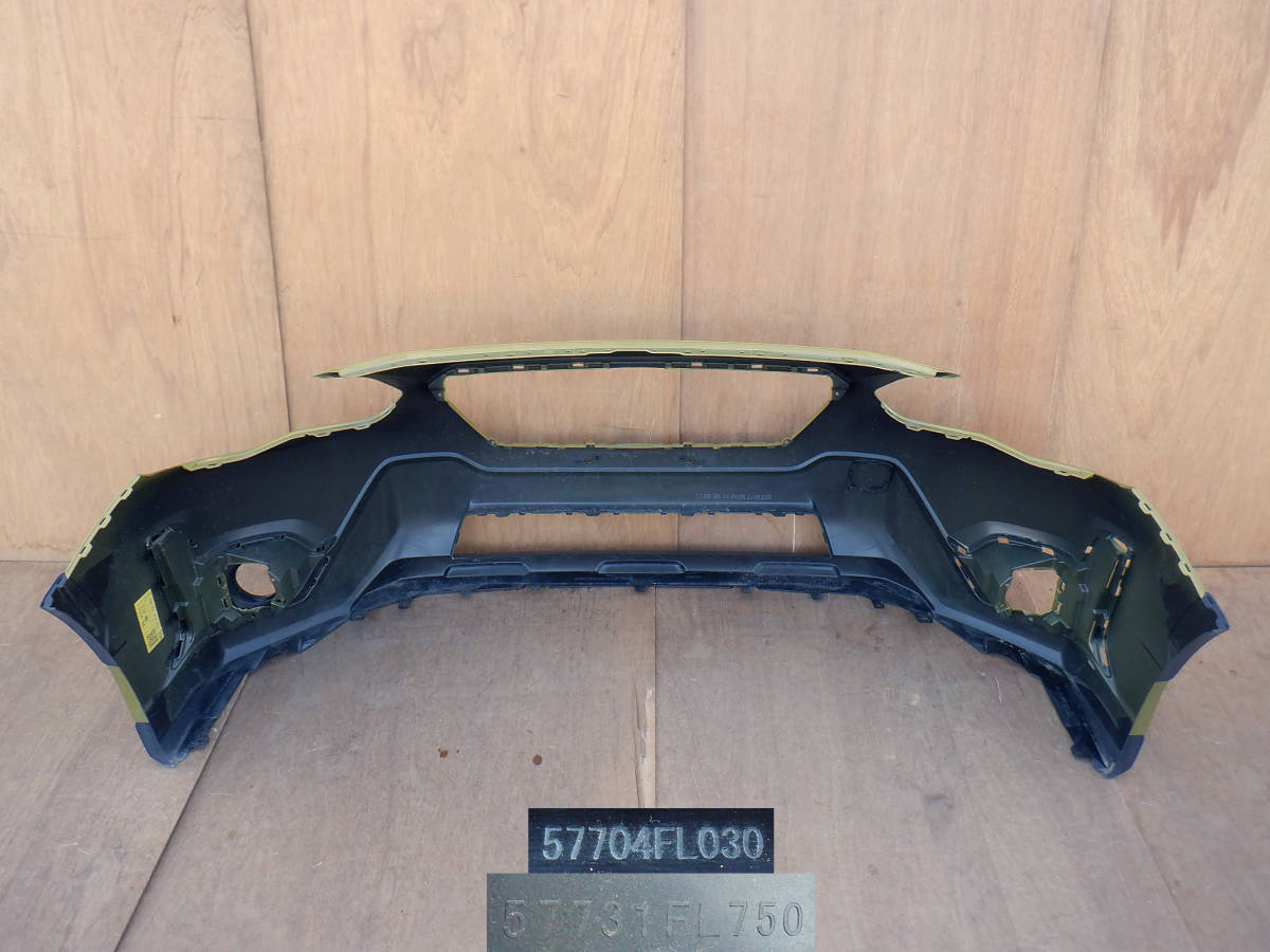 スバル GT3 GT7 GTE 後期 インプレッサ XV 純正フロントバンパー 57704FL030 57731FL750 バンパー フォグ ...