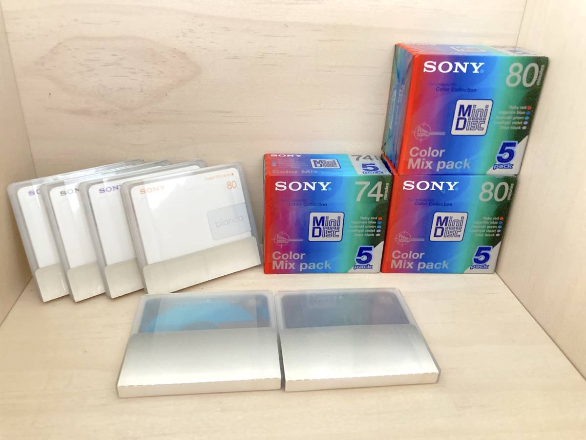 ★sony MiniDisc Color Mix pack 80@16本 74@5本 21本セット ★新品未開封 /【Buyee】 Buyee ...