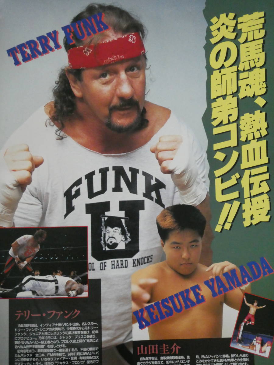 IWAジャパン・プロレス1994年NWA世界タッグリーグ戦・パンフレット テリー・ファンク、タイガー・ジェット・シン、グレート・カブキ、 /【Buyee】