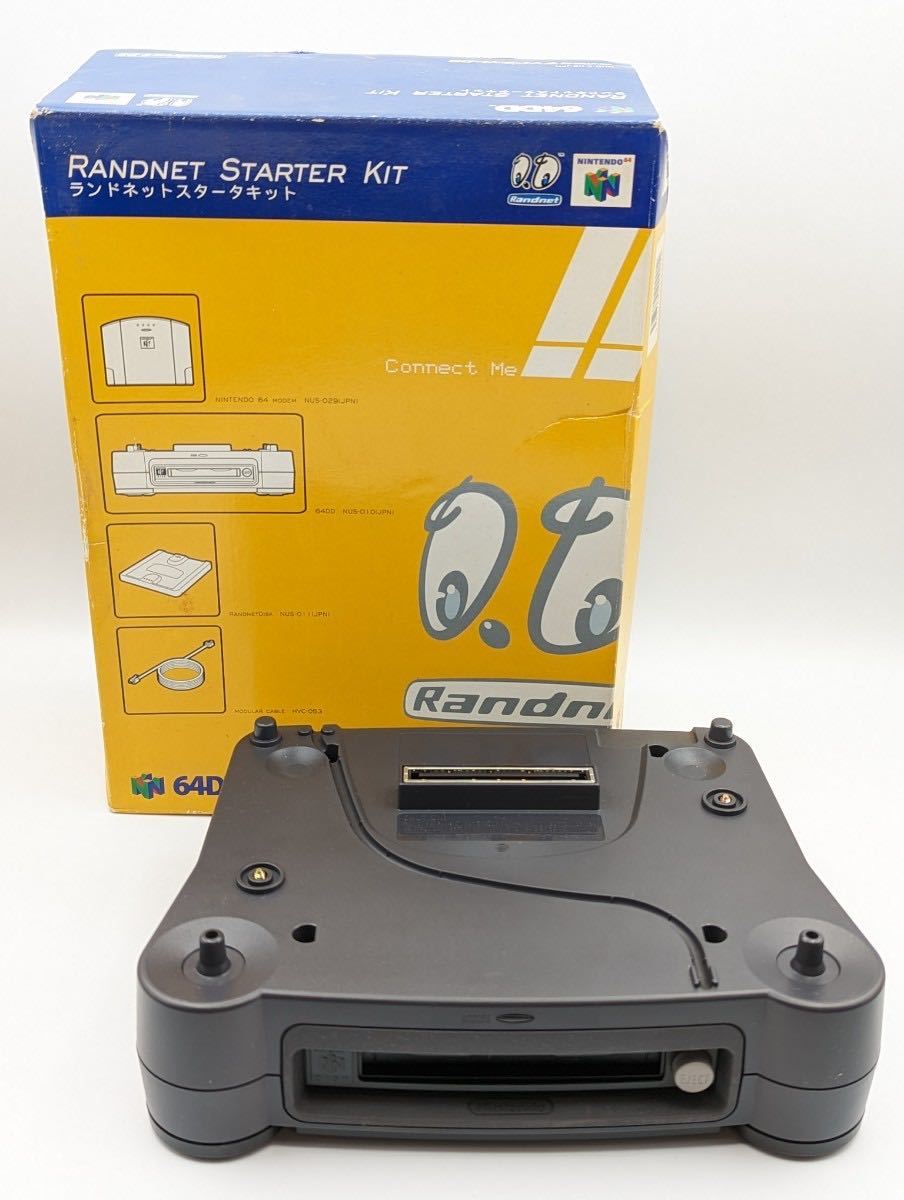 j414504 任天堂 NINTENDO ニンテンドー RANDNET STARTER KIT 64DD ランドネットスターターキット ゲーム ...