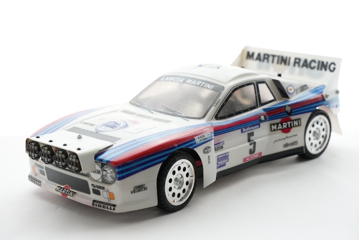 タミヤ TT-02 シャーシ サーボ・アンプ・ブラシレスモーター・ボディ＆ホイールタイヤ2台分 TT-02 Chassis Mustang ＆ Lancia 037 body /【Buyee ...