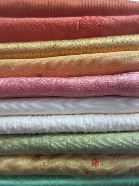 中古 絹 化繊 縮緬 無地 お洒落 半衿 重ね衿 まとめて 15点 各色 着付け 初心者 和装小物【夢職】★★ /【Buyee】