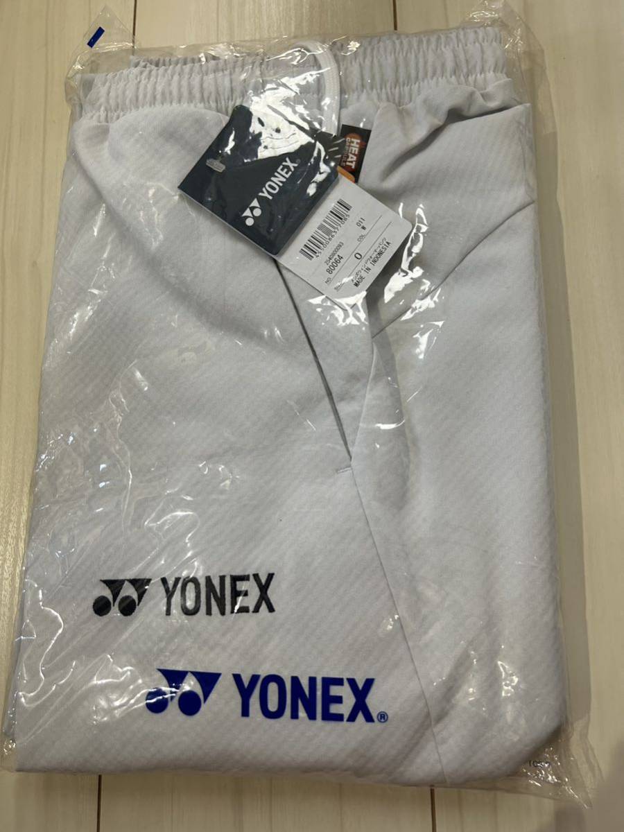 ヨネックス YONEX バドミントンウェア メンズ ウィンドウォーマーパンツ フィットスタイル 80064 ホワイト ユニOサイズ 大きい ...