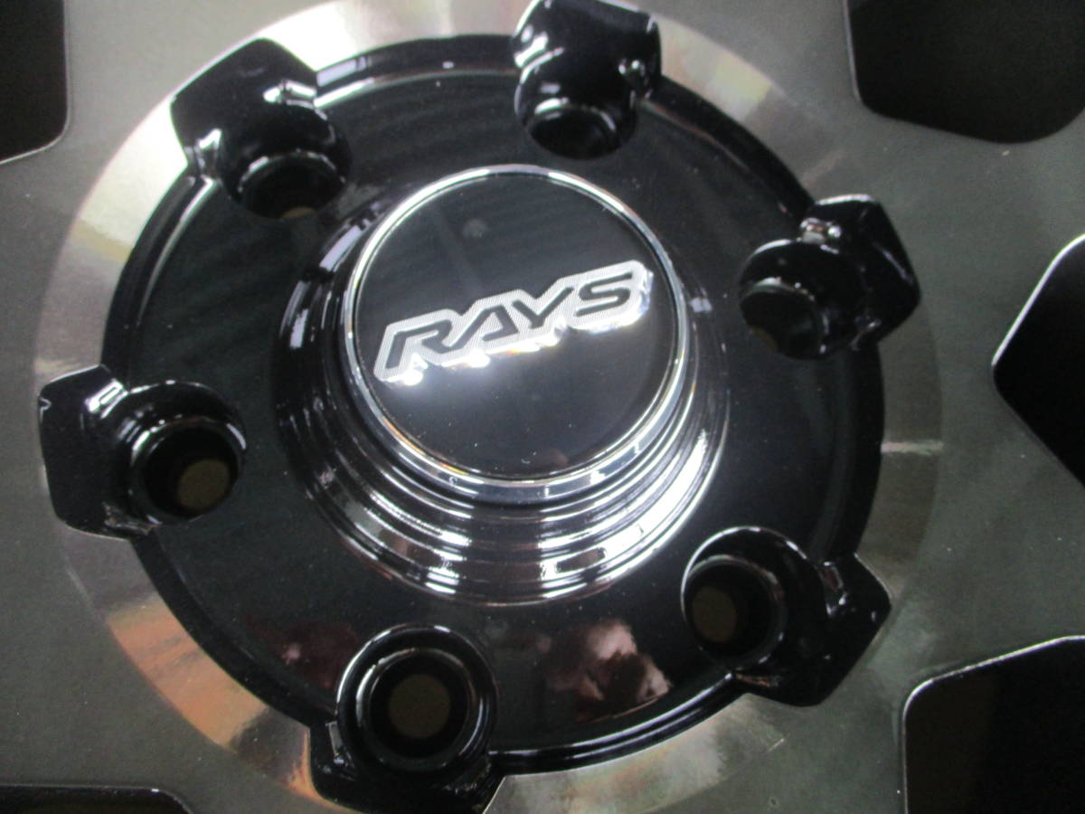 【在庫あり】レイズ M9 BBP 17x8J 6H 139.7 +20 4本 1台分 チームデイトナ ブラック/ディスククリアスモーク RAYS TEAM DAYTONA M9 プラド ...