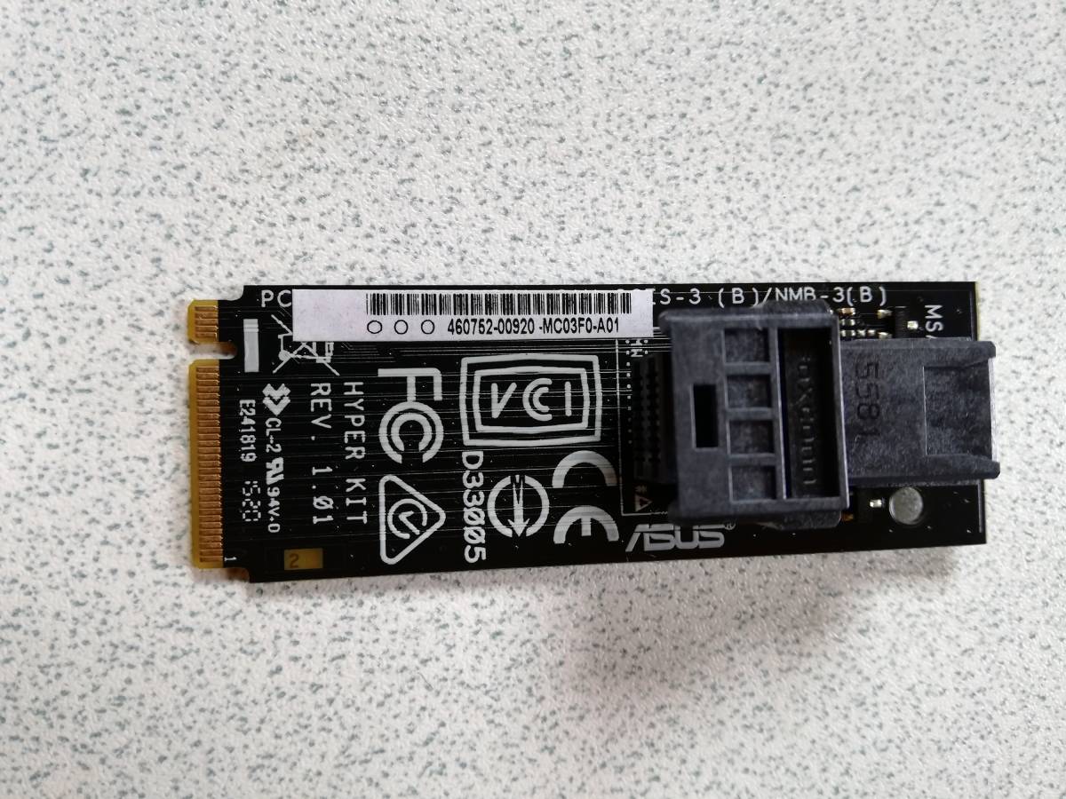 【未使用】ASUS HYPER KIT M.2 to Mini SAS HD/PCI Express /【Buyee】 Buyee ...