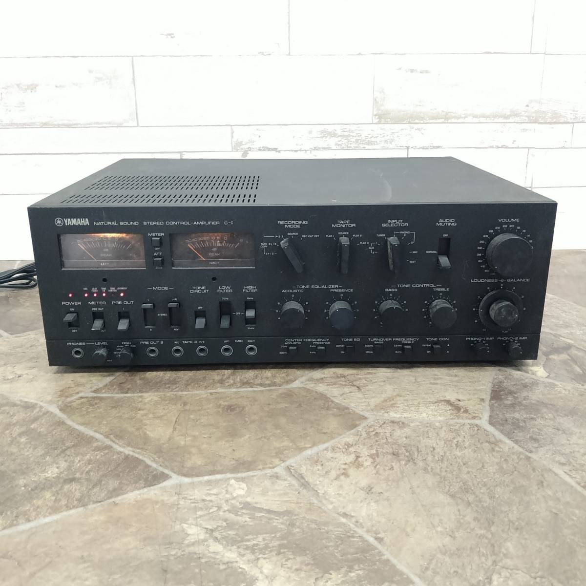 F1234(063)-703/MY100000 YAMAHA NS SERIES C-1 C-I コントロールアンプ ヤマハ /【Buyee ...