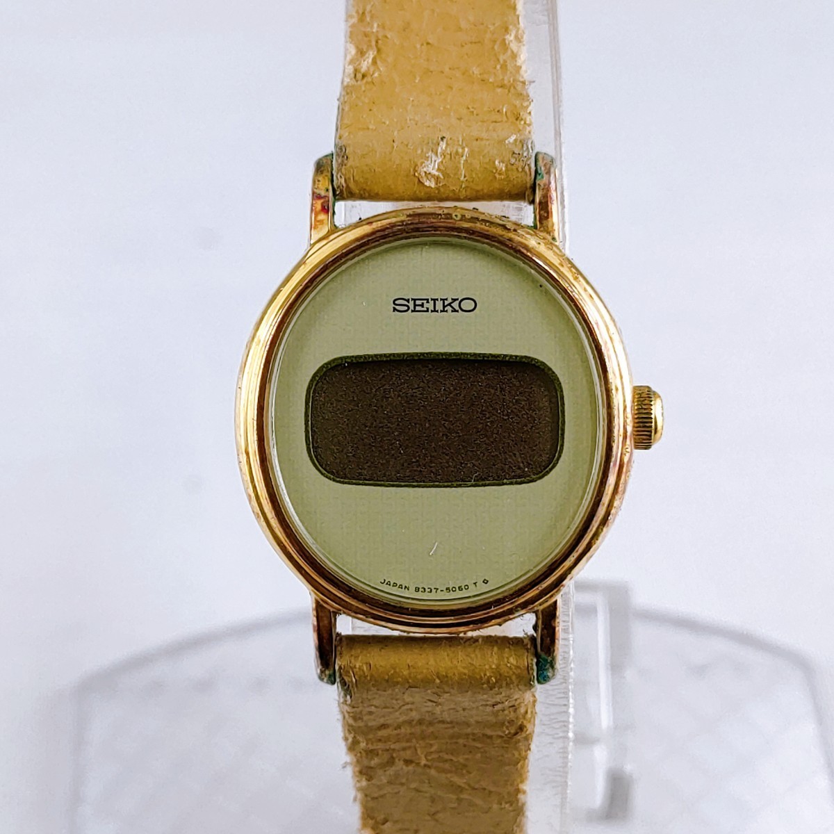 SEIKO セイコー 腕時計 デジタル B337-5050 時計 ヴィンテージ 2針 白文字盤 アクセサリー アクセ アンティーク レトロ ...