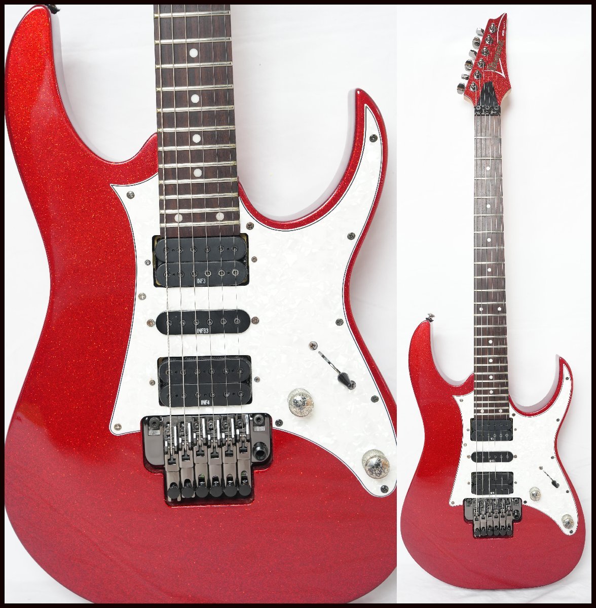 ★Ibanez★RG450 RED SPARKLE 海外限定カラー レッドスパークル HSH 美品 2013年製 アイバニーズ★ ...