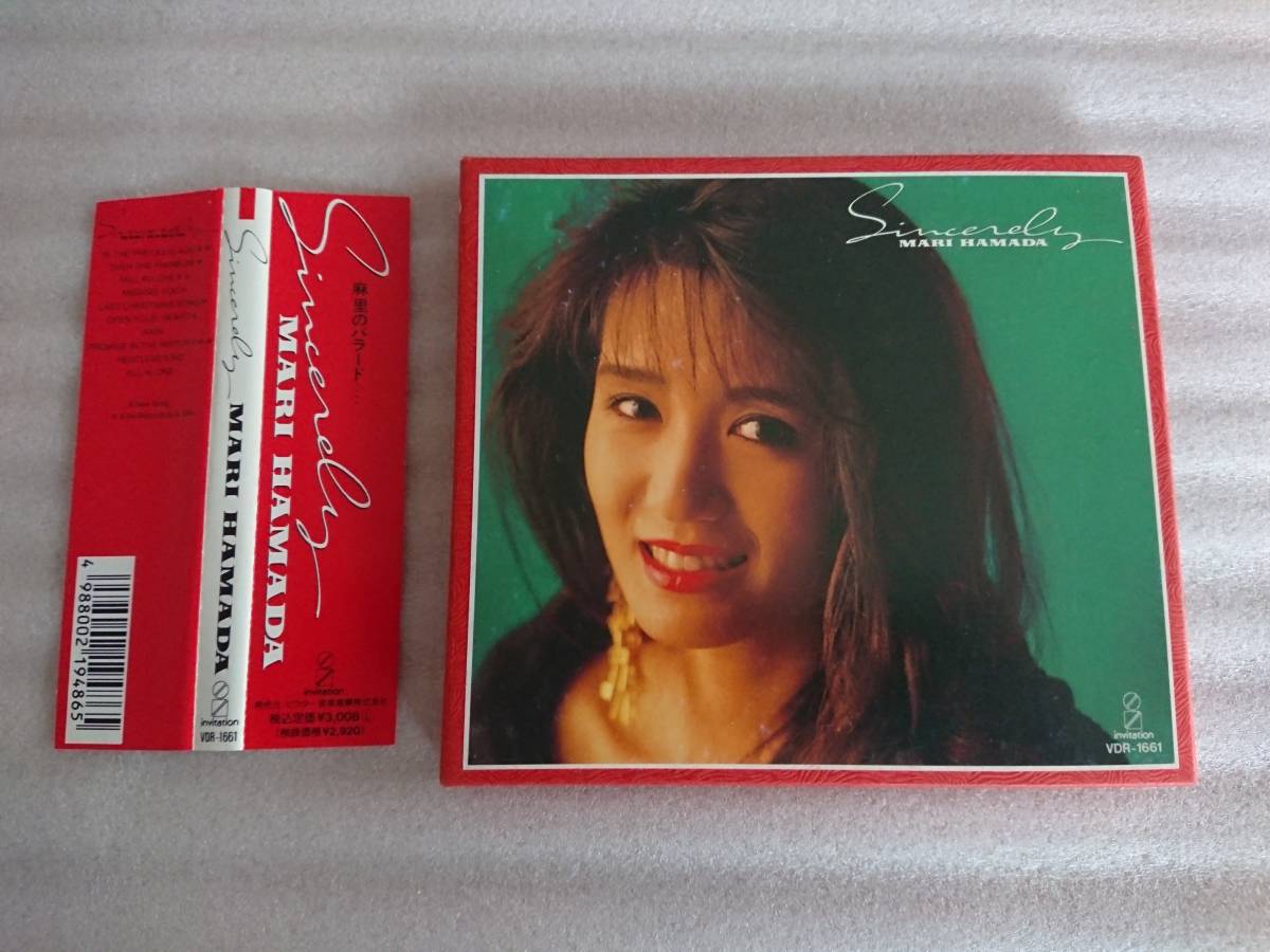 CD 浜田麻里 バラード ベスト シンシアリー Mari Hamada Sincerely 初回 限定 BOX 帯 /【Buyee ...