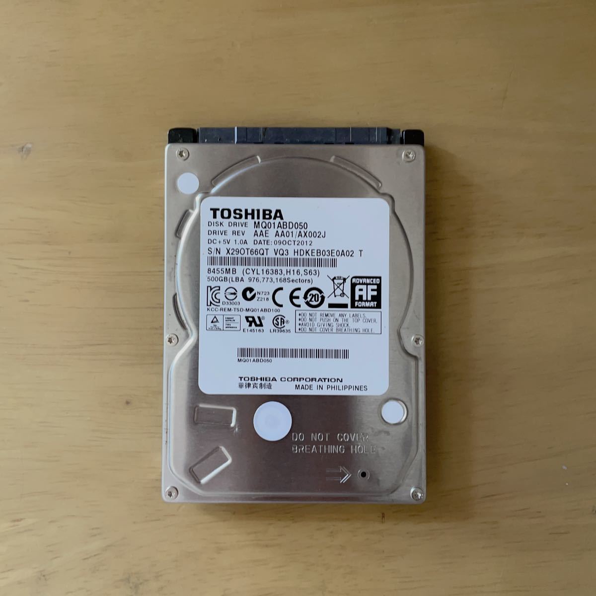 TOSHIBA MQ01ABD050 500GB 2.5インチ HDD /【Buyee】 Buyee - Japanese Proxy ...