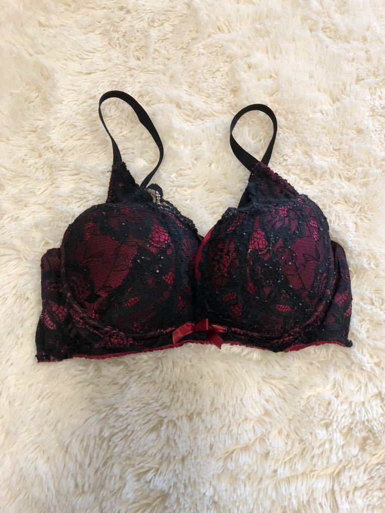 aimerfeel ブラジャー 補正ブラ 脇高 補正下着 ブラックレッド D70 /【Buyee】 Buyee - Japanese Proxy Service | Buy from Japan!