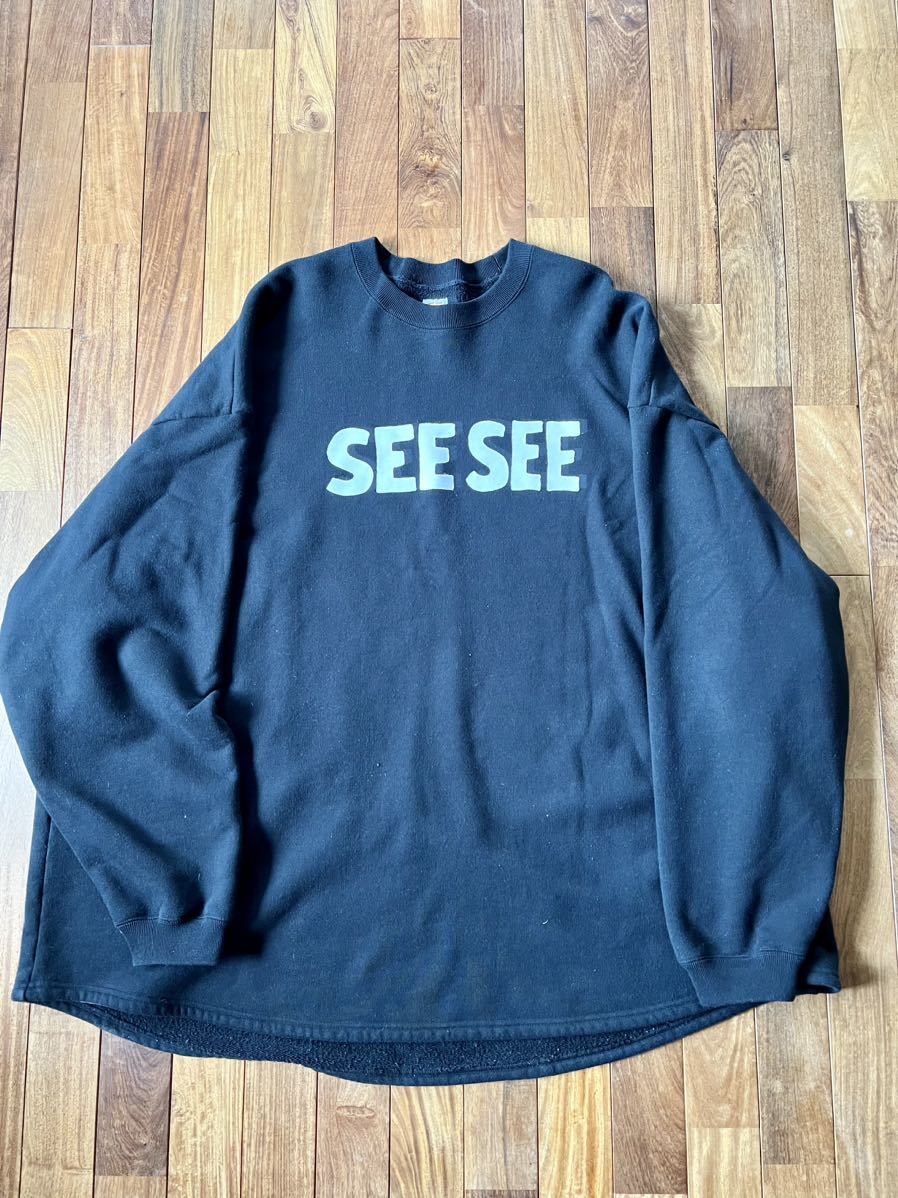 XXL seesee see see crew neck スウェット ブラック SSZ SFC スウェットトレーナー /【Buyee ...