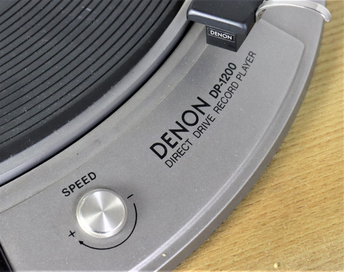 【通電OK】 DENON DIRECT DRIVE RECORD PLAYER DP-1200W デノン ダイレクトドライブ レコード ...