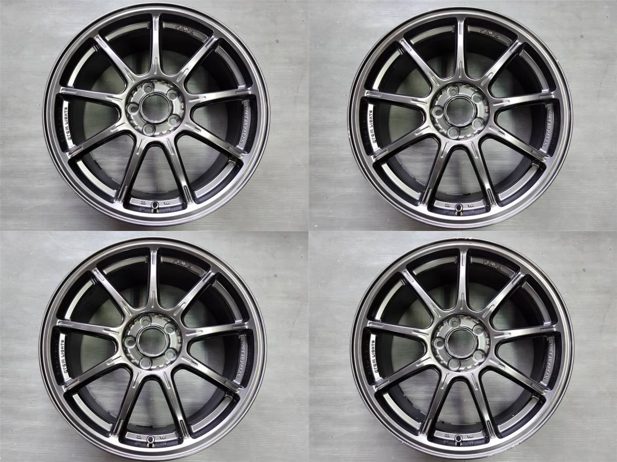 送料無料 【 RAYS gram LIGHTS 57G 4本 】 17インチ 7J +50 PCD100 5H ハブ径約65mm レイズ グラムライツ 日本製 カラーHB /【Buyee ...