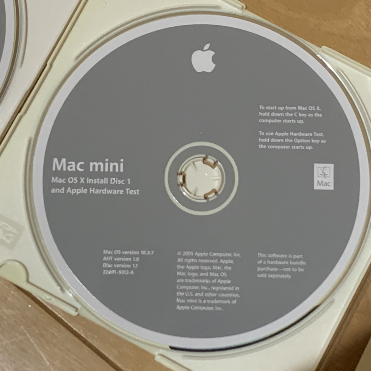 Mac Mini A1103 M9686J/A PowerPC G4(1.2) 1.25GHz DDR SDRAM PC3200U 1GB ...