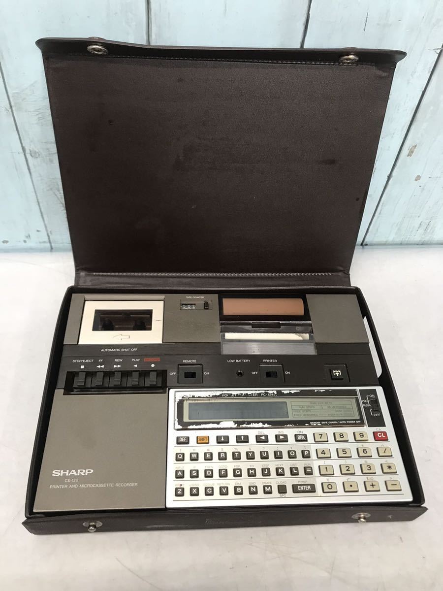 SHARP CE-125 ポケットコンピュータ 動作未確認 ジャンク（60s） /【Buyee】 Buyee - Japanese Proxy Service | Buy from Japan!