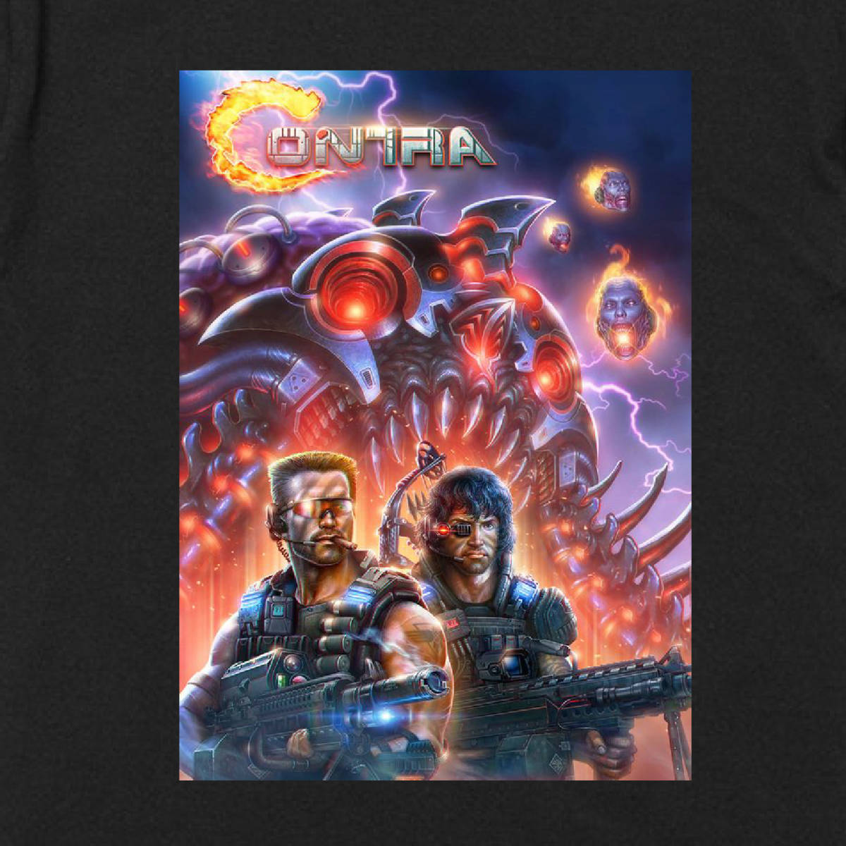 【Tシャツ】 『CONTRA』 魂斗羅 ファミコン シュワちゃん スタローン 映画 S／M／L／XL /【Buyee】 Buyee - Japanese Proxy Service | Buy ...