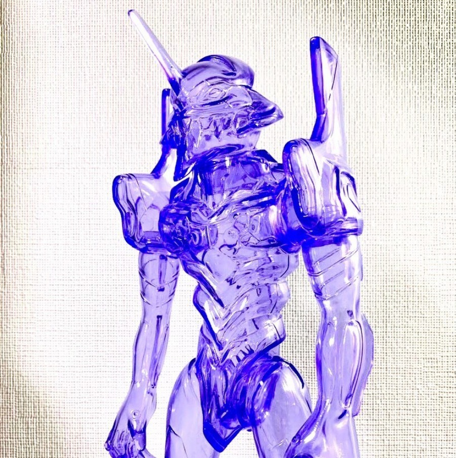 ソフビカツドウ エヴァンゲリオン 初号機 クリアパープル SOFVIKATSUDOU Evangelion スタンダードサイズ ソフビ sofvi キット ワンフェス /【Buyee ...
