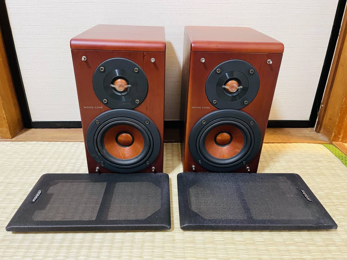 良品・出音確認済 JVC Victor WOOD CONE EX-A10コンポの SP-EXA10 スピーカー ペア 音響機材 オーディオ機器 SX-WD5など類似品 /【Buyee ...
