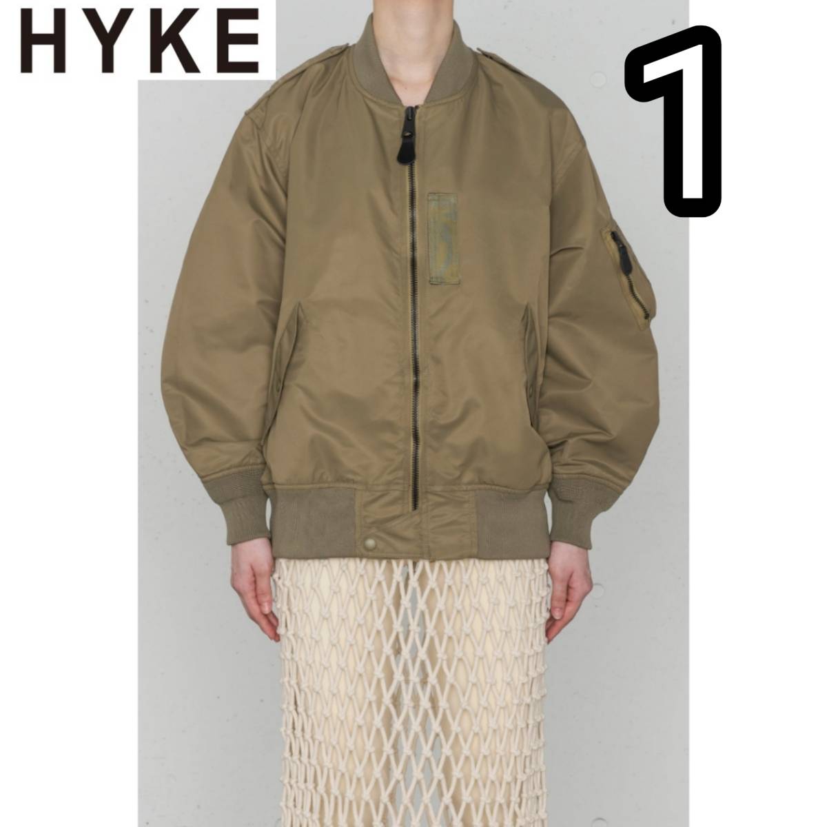 新品 23SS HYKE TYPE L-2A JACKET KHAKI 1 ハイク ミリタリージャケット MA-1 sacai the reracs /【Buyee】 Buyee ...