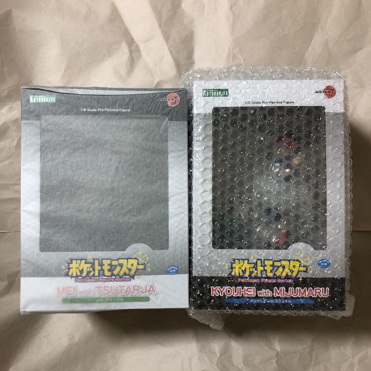 未開封 2商品セット ARTFX J キョウヘイ with ミジュマル メイ with ツタージャ フィギュア コトブキヤ ポケモン ポケット ...