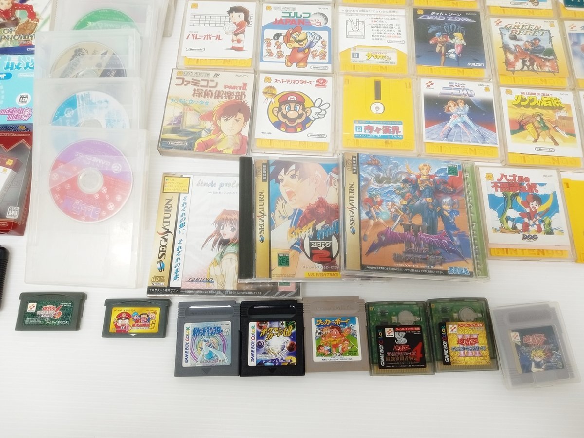 [b4c 56 113 1] レトロソフト まとめ売り ゲームキューブ ディスクシステム セガサターン メガドライブ 他いろいろ マリオ