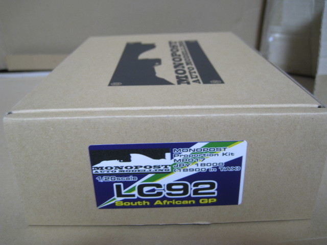 MONOPOST 1/20 LC92(ラルース） South African GP /【Buyee】 Buyee - Japanese Proxy Service | Buy from Japan!