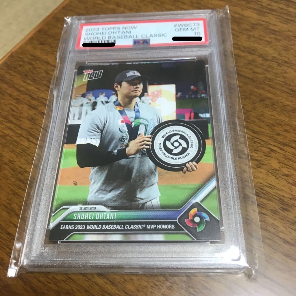 [PSA 10 GEM MT 鑑定済] 大谷翔平 SHOHEI OHTANI 2023 TOPPS NOW WORLD BASEBALL ...