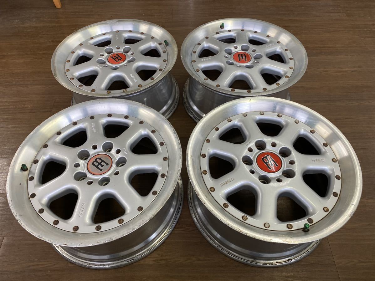 希少！BBS BUGATTI ブガッティ EB506 17インチ8J ET40 5H120 中古4本 MADE IN ITALY ...