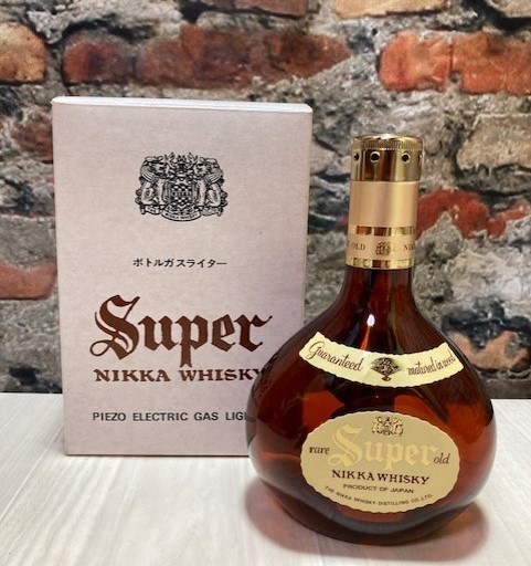 T NIKKA WHISKY／ニッカ ウイスキー スーパーニッカ ボトル型 ライター ガスライター酒コレクション飾り /【Buyee ...