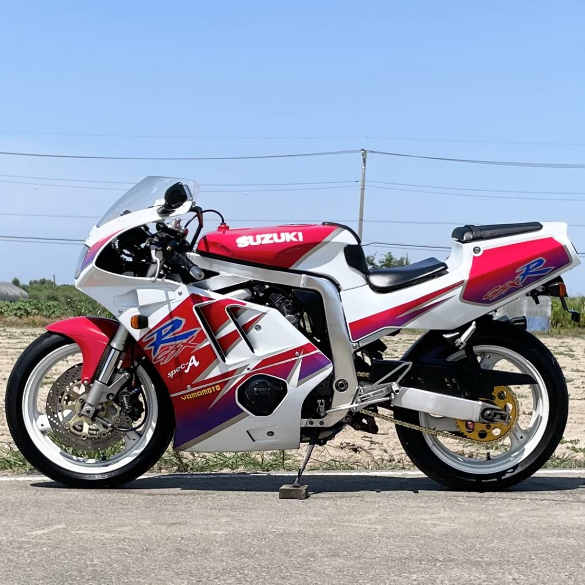 GSX-R400R 実動 書類付き GK76A 平成4年 カスタム 好調 希少 スズキ 検）GSX R400 FZR GPZ ZXR NS CB CBX CBR FX VFR RVF FW ...