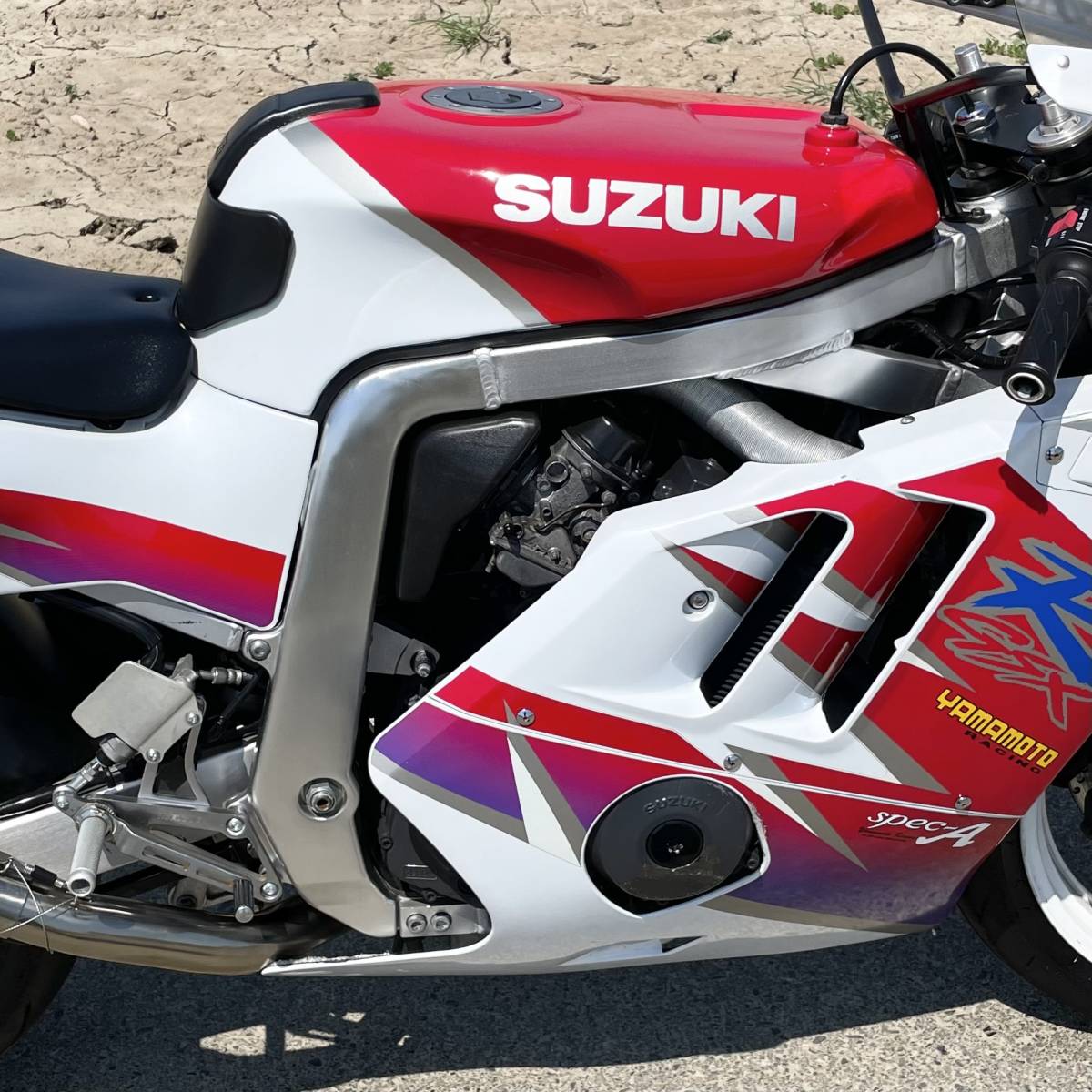 GSX-R400R 実動 書類付き GK76A 平成4年 カスタム 好調 希少 スズキ 検）GSX R400 FZR GPZ ZXR NS CB CBX CBR FX VFR RVF FW ...