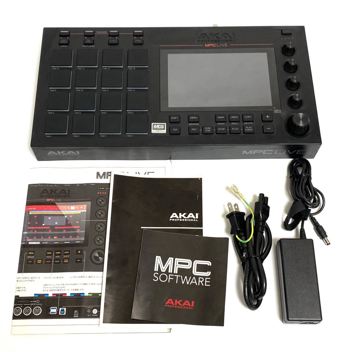★AKAI アカイ Professional MPC LIVE サンプラー モジュラー/DAW/MIDI/オーディオインターフェース ...