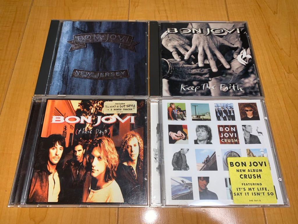 【中古CD】BON JOVI アルバム4枚セット / ボン・ジョヴィ / New Jersey / Keep The Faith / These Days / Crush /【Buyee ...