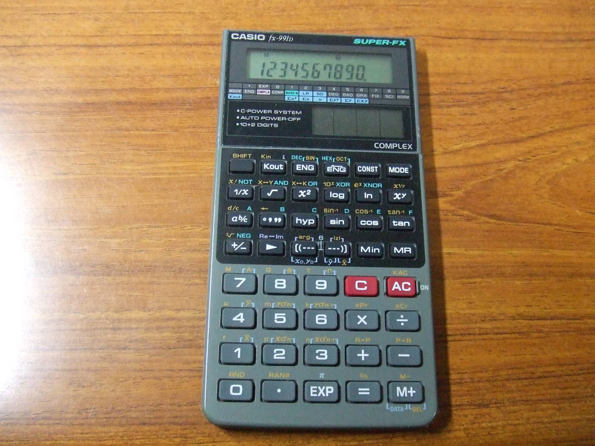 d815 CASIO カシオ fx-991D カシオ SUPER-FX 関数電卓 ソーラー電池 中古 /【Buyee】 Buyee ...