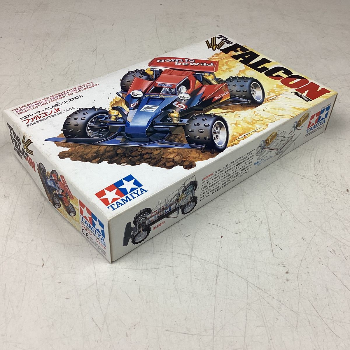 k8414 未組立 タミヤ ミニ四駆 ファルコンJr. ファルコン FALCON No.6 1/32 内袋未開封 当時物 TAMIYA ...